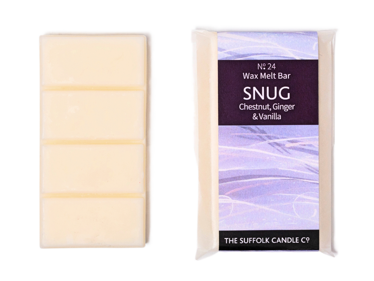 SNUG - Chestnut, Ginger and Vanilla - handmade wax melt bar - 50g – The ...